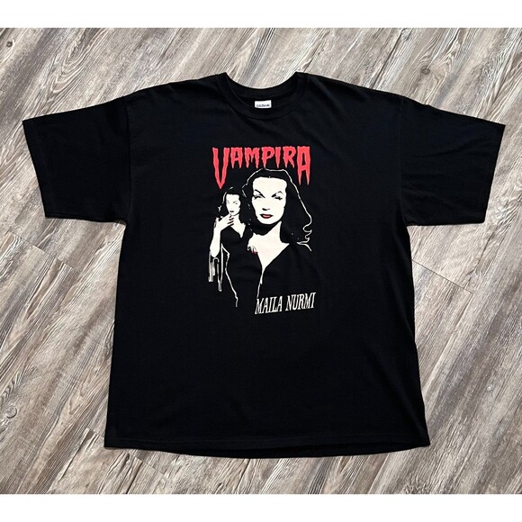Gildan | Shirts | Vampira Maila Nurmi Graphic Tshirt Black Xl | Poshmark